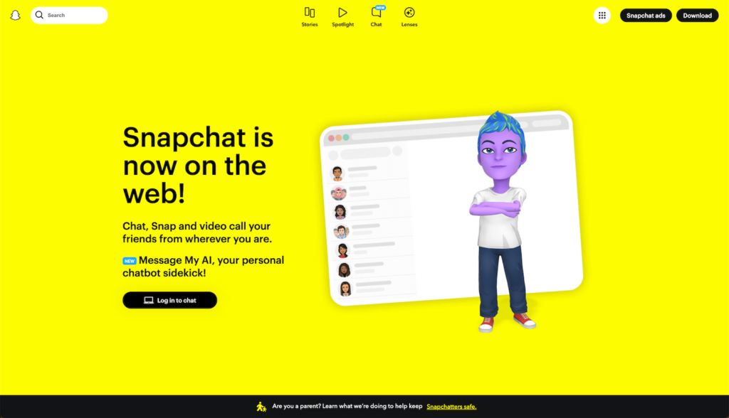 How to use Snapchat for Web? - Speed.is